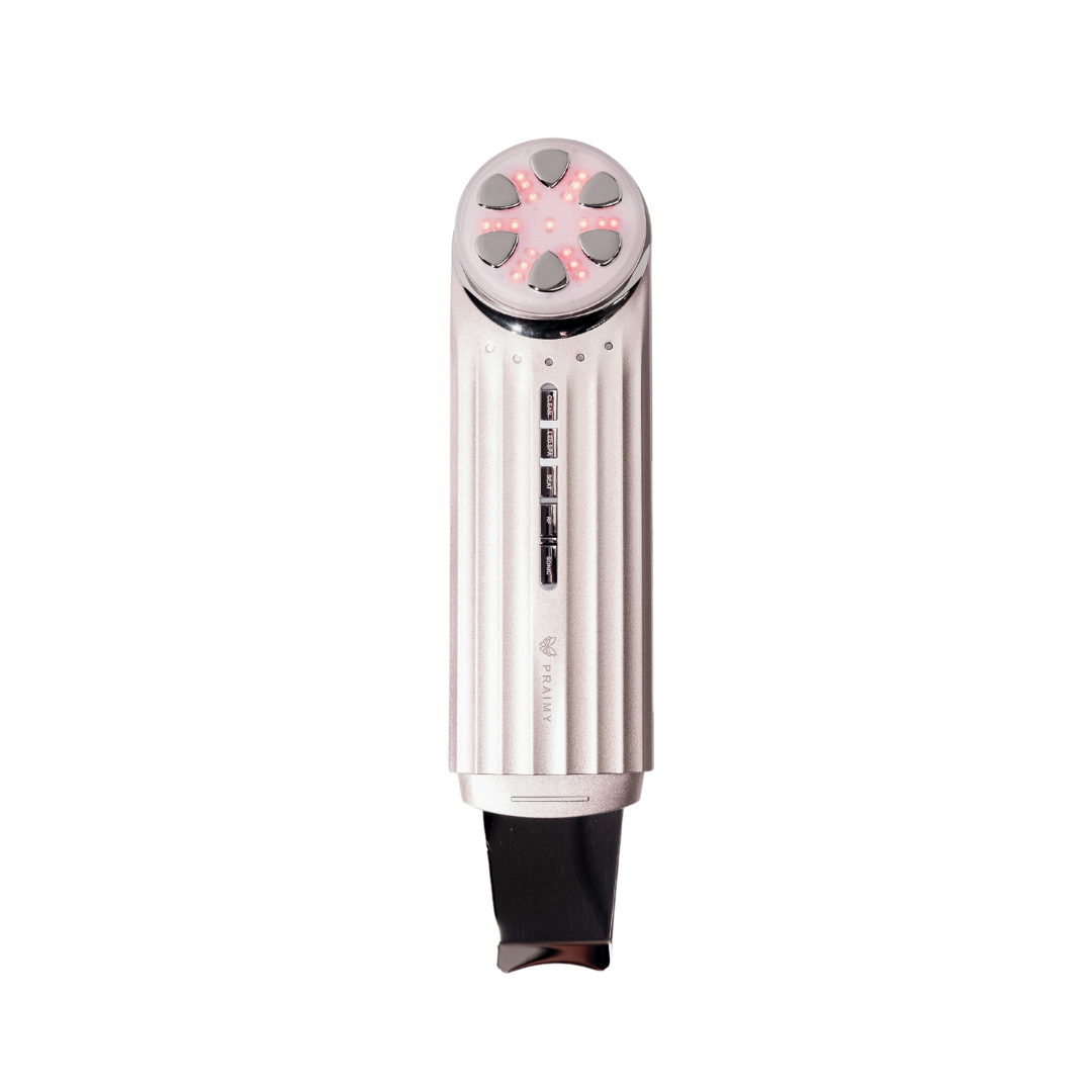 FANCY 6-in-1 Ultrasonic Skin Scrubber & RF Facial Device | PRAIMY