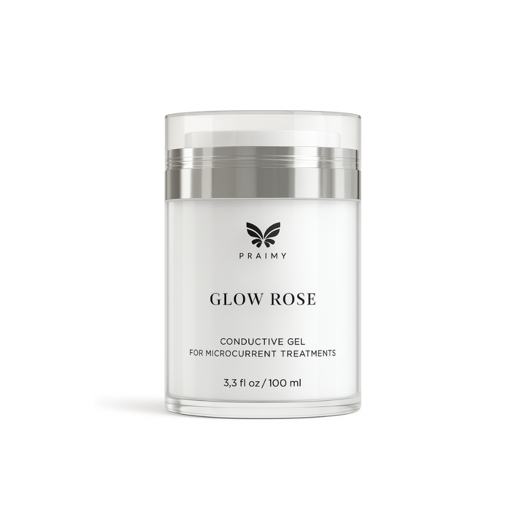 GLOW ROSE Conductive Gel for Microcurrent and RF Treatments